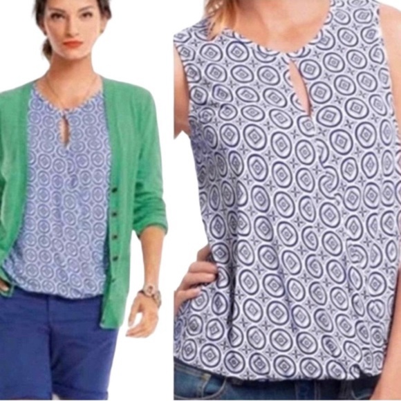 CAbi | Tops | Cabi 733 Medallion Keyhole Crossover Wrap Top Med | Poshmark